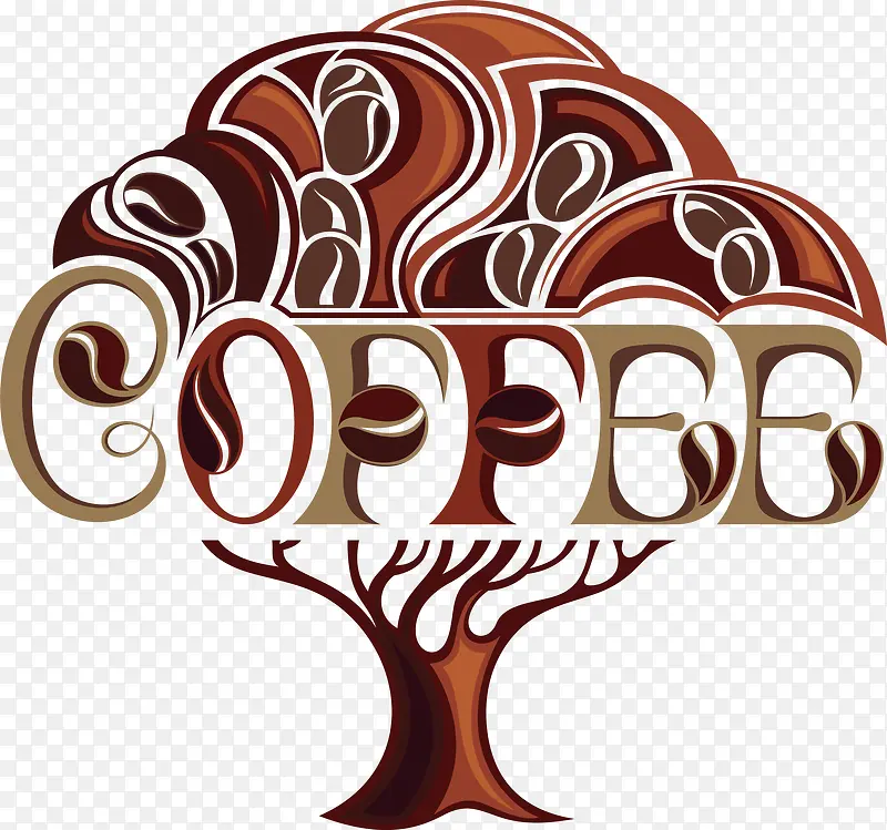 矢量手绘咖啡树PNG图片素材下载_图片编号9364482-PNG素材网