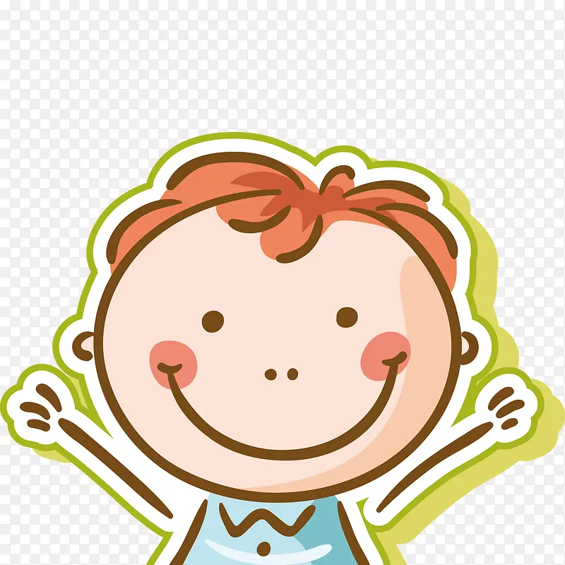 卡通微笑的男孩头像设计PNG图片素材下载_图片编号9370299-PNG素材网