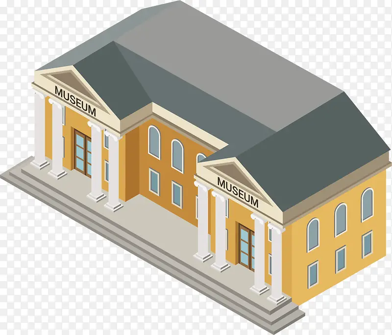 矢量图博物馆俯瞰图PNG图片素材下载_图片编号9506265-PNG素材网