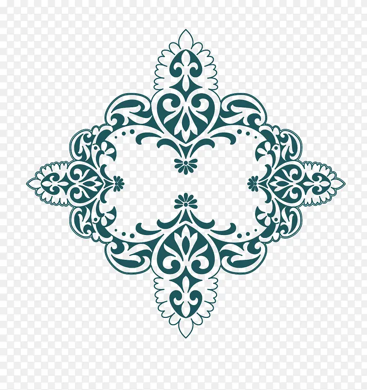 欧洲花纹装饰图案矢量图PNG图片素材下载_图片编号9508782-PNG素材网