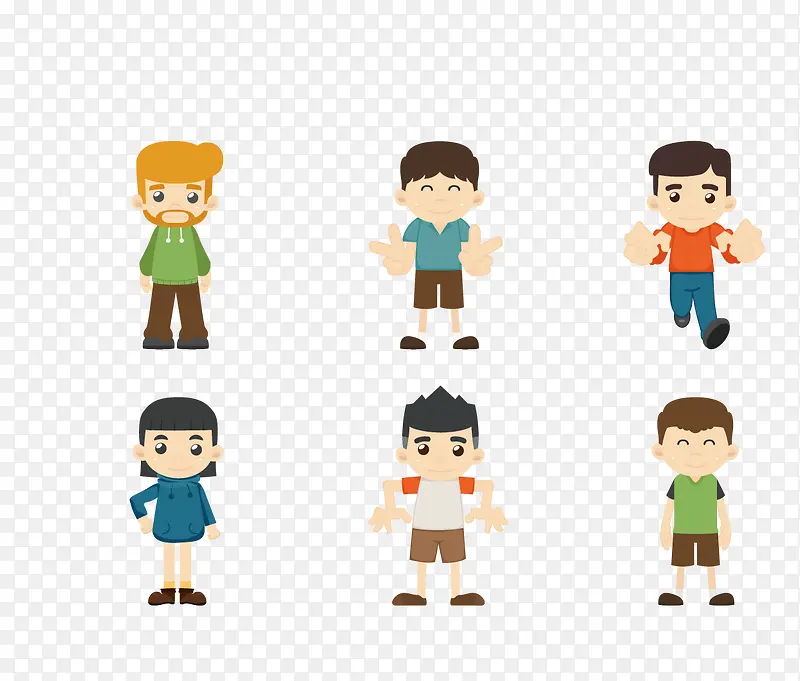 卡通男生PNG图片素材下载_图片编号9515345-PNG素材网
