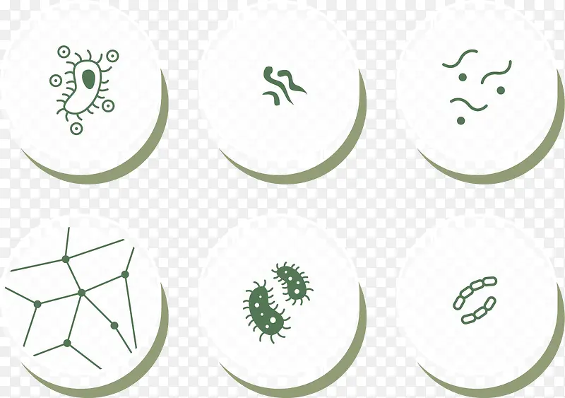 显微镜下的菌群PNG图片素材下载_图片编号9545227-PNG素材网