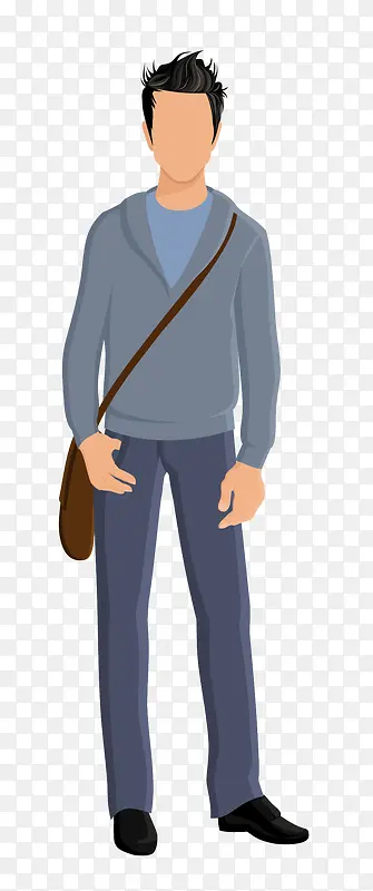 卡通男职工矢量候选人免抠PNG图片素材下载_图片编号9645831-PNG素材网