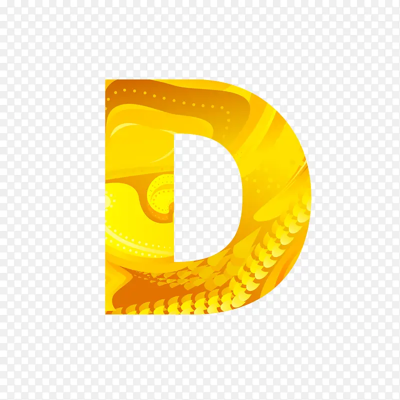 金色字母DPNG图片素材下载_图片编号9672371-PNG素材网