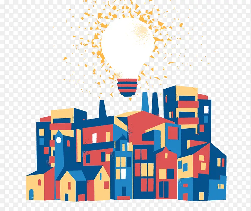 矢量建筑群PNG图片素材下载_图片编号9759416-PNG素材网