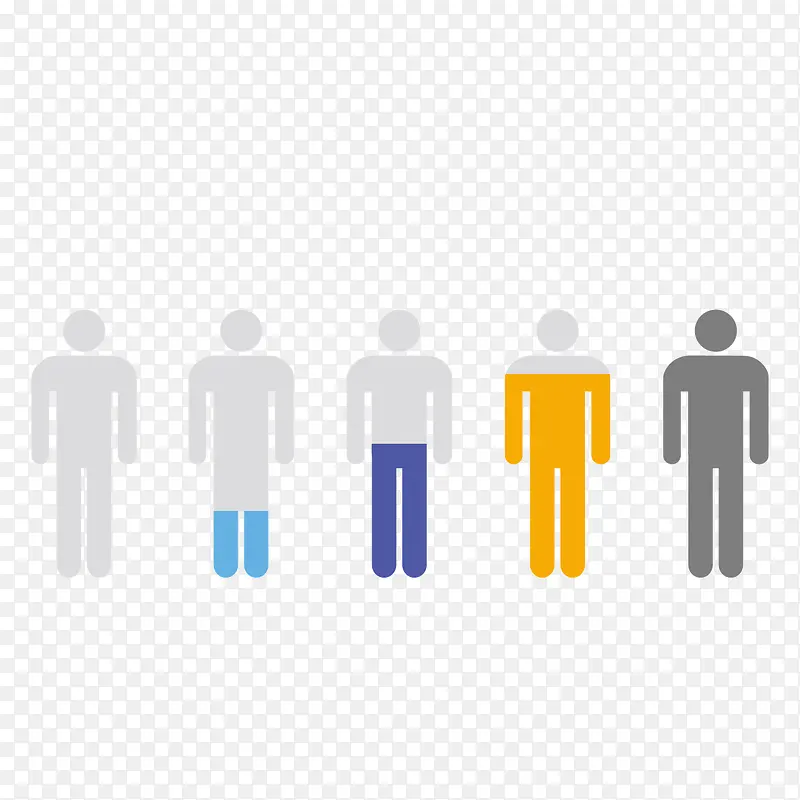 彩色人群占比PNG图片素材下载_图片编号9829749-PNG素材网