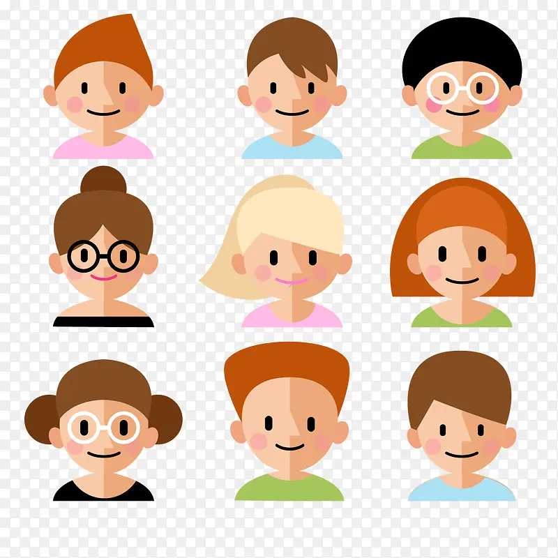 卡通人物头像PNG图片素材下载_图片编号9875480-PNG素材网