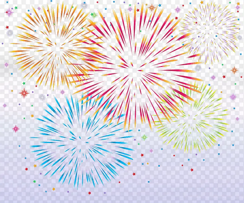 卡通手绘烟花PNG图片素材下载_图片编号9904821-PNG素材网
