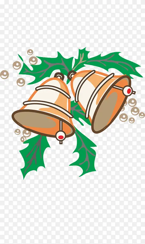 手绘卡通圣诞节铃铛PNG图片素材下载_图片编号9997135-PNG素材网