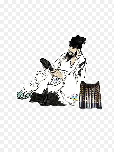 赵公明手绘素材图片PNG图片素材下载_图片编号10005673-PNG素材网