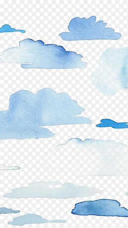 蓝色卡通云PNG图片素材下载_图片编号10093230-PNG素材网