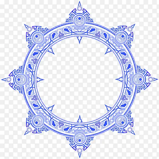 蓝色简约花边边框纹理PNG图片素材下载_图片编号10136817-PNG素材网