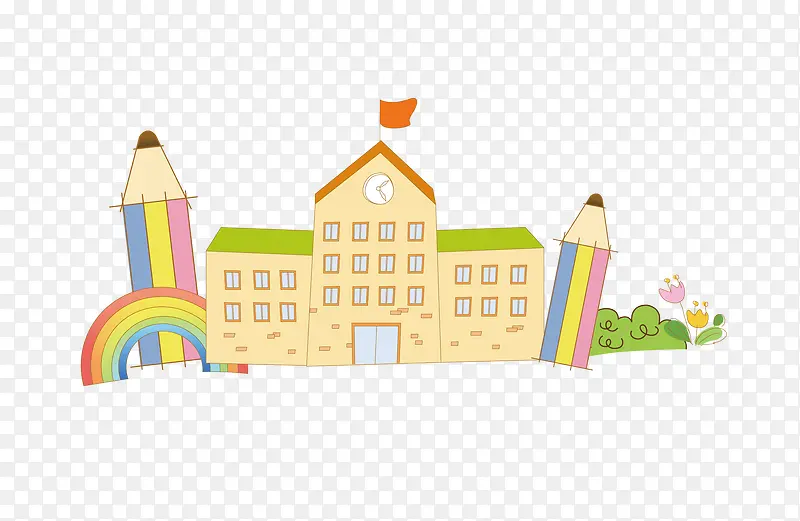 卡通学校PNG图片素材下载_图片编号10161412-PNG素材网