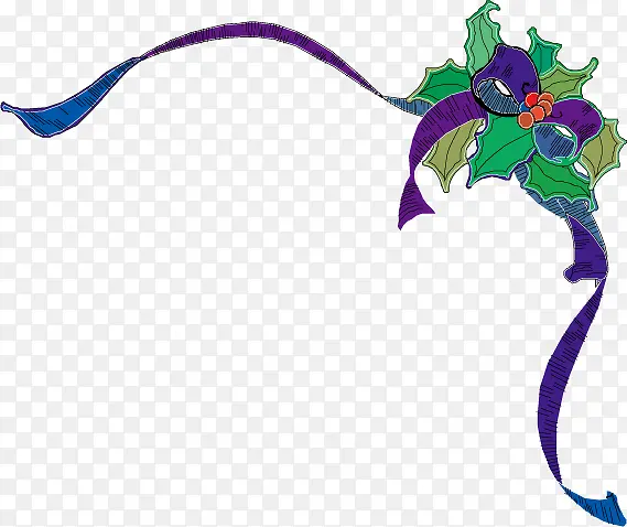 紫色蝴蝶结花边边框矢量PNG图片素材下载_图片编号10240343-PNG素材网