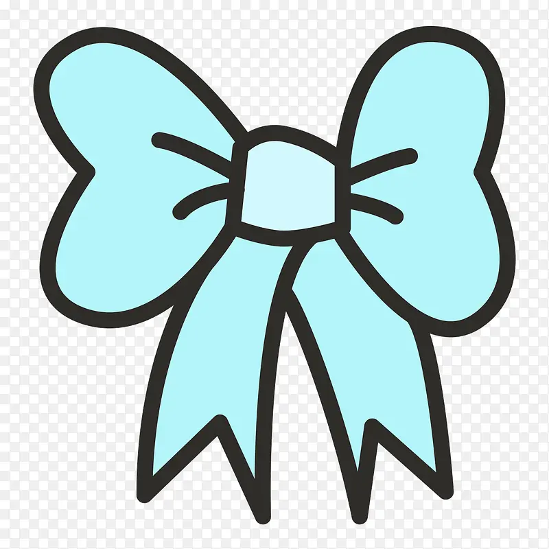 蓝色领结PNG图片素材下载_图片编号10271679-PNG素材网