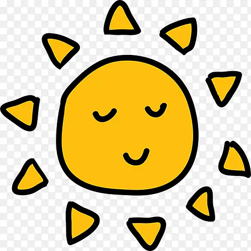 简笔画太阳PNG图片素材下载_图片编号10273874-PNG素材网