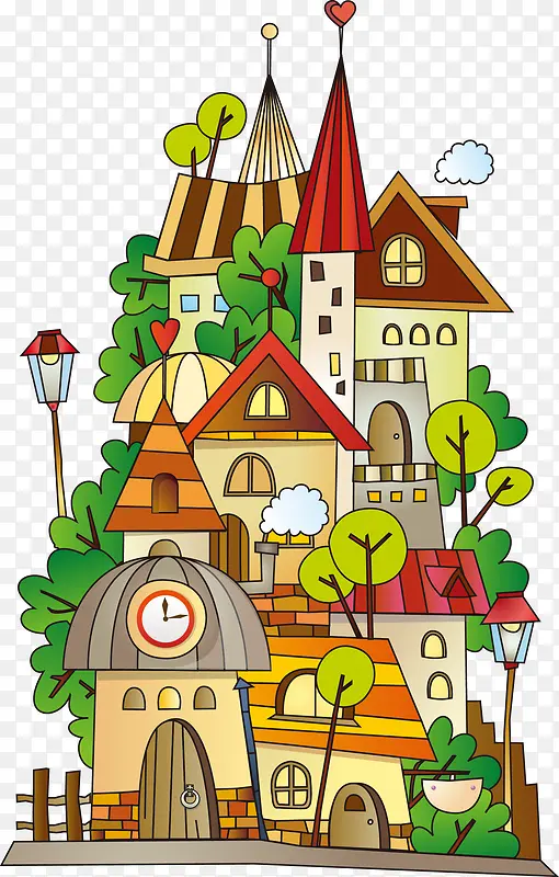 矢量卡通房屋PNG图片素材下载_图片编号10294658-PNG素材网