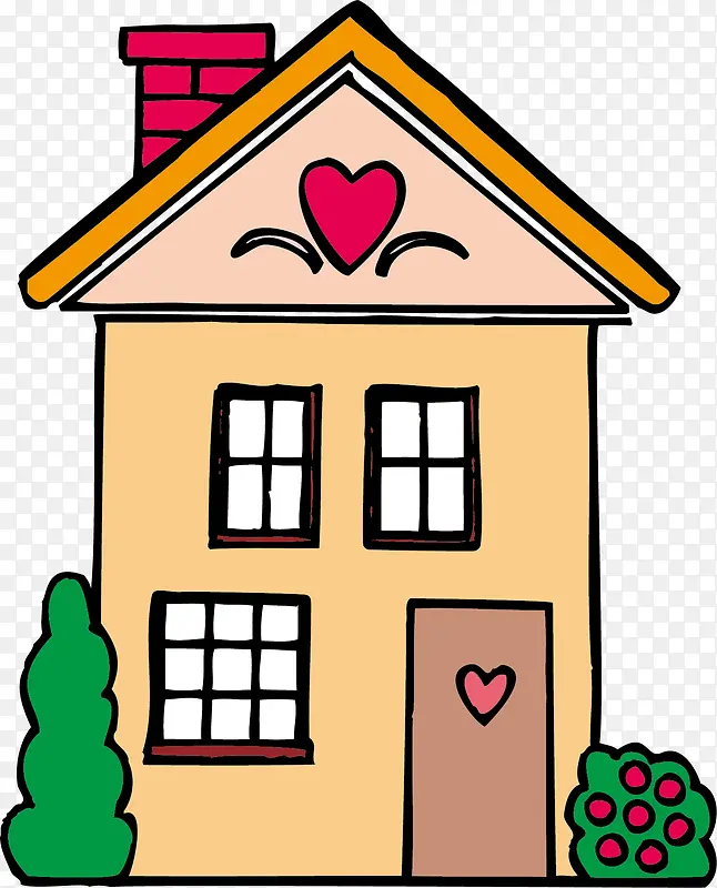 卡通房屋矢量PNG图片素材下载_图片编号10294707-PNG素材网