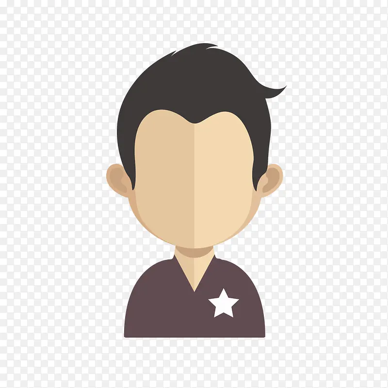 矢量装饰卡通扁平化科技人头pngPNG图片素材下载_图片编号10345982-PNG素材网