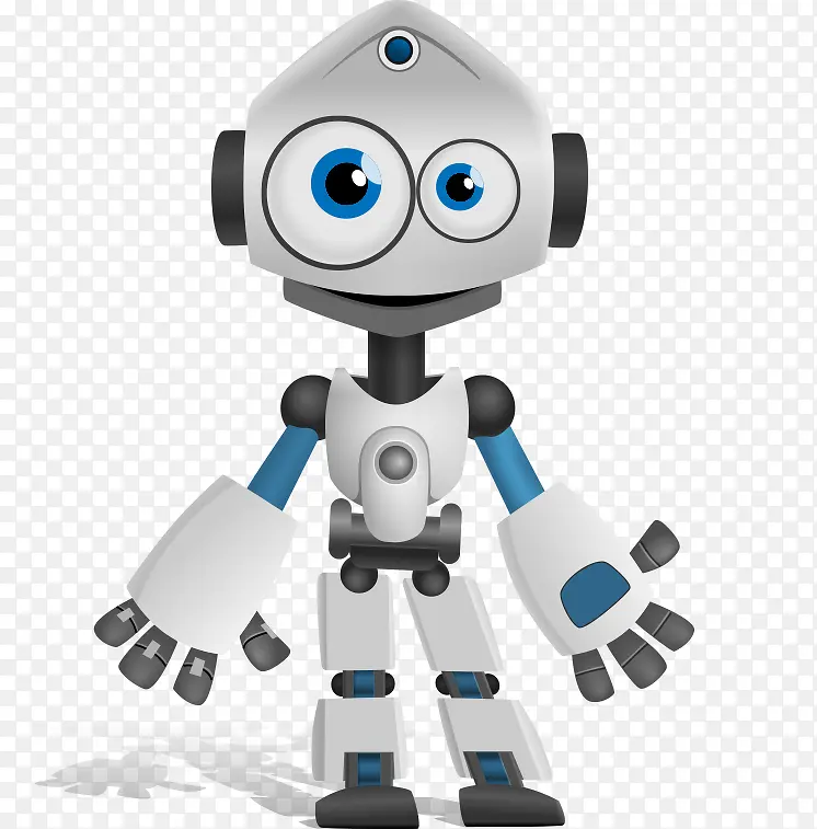 卡通手绘时尚可爱机器人PNG图片素材下载_图片编号10359483-PNG素材网