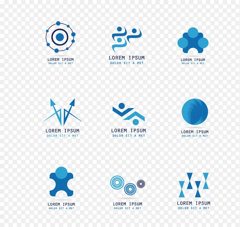 蓝色logoPNG图片素材下载_图片编号10427002-PNG素材网