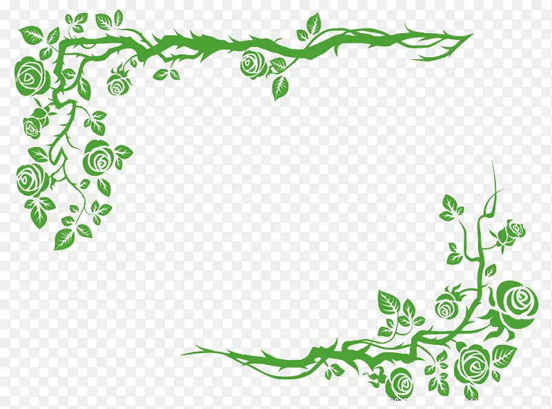绿色花边PNG图片素材下载_图片编号10447609-PNG素材网