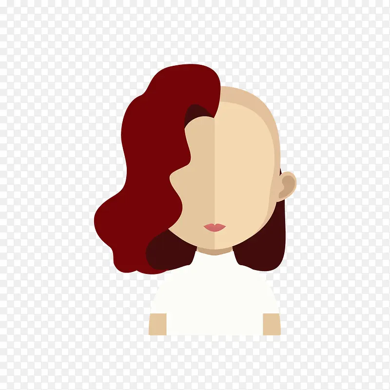 矢量装饰卡通扁平化科技人头pngPNG图片素材下载_图片编号10450349-PNG素材网