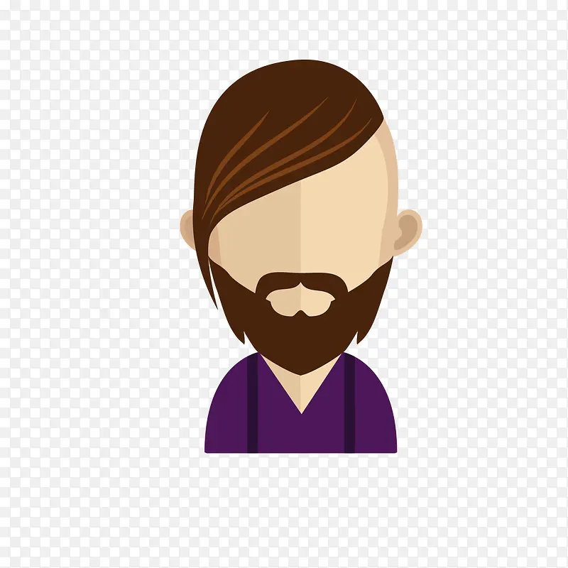 矢量卡通装饰扁平化科技人头pngPNG图片素材下载_图片编号10450352-PNG素材网