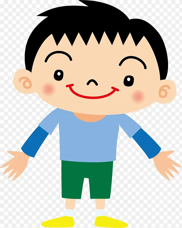 卡通男孩矢量图PNG图片素材下载_图片编号10556238-PNG素材网