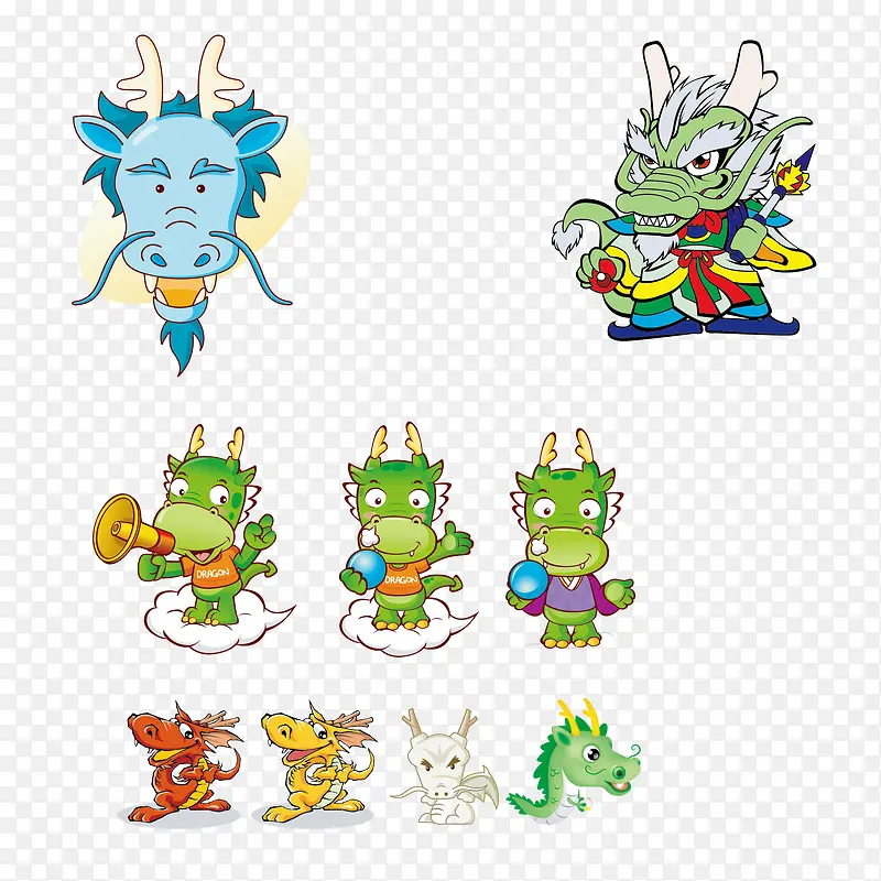 可爱卡通龙PNG图片素材下载_图片编号10650094-PNG素材网