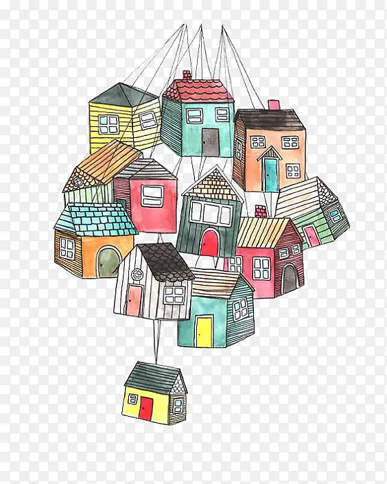 卡通房子PNG图片素材下载_图片编号10654149-PNG素材网