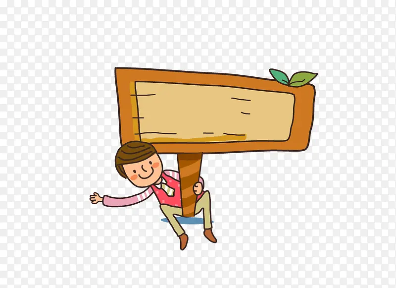 卡通指示牌PNG图片素材下载_图片编号10695127-PNG素材网