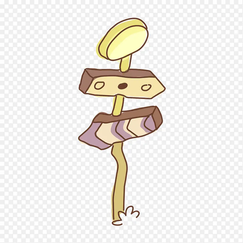 卡通指示牌PNG图片素材下载_图片编号10695179-PNG素材网