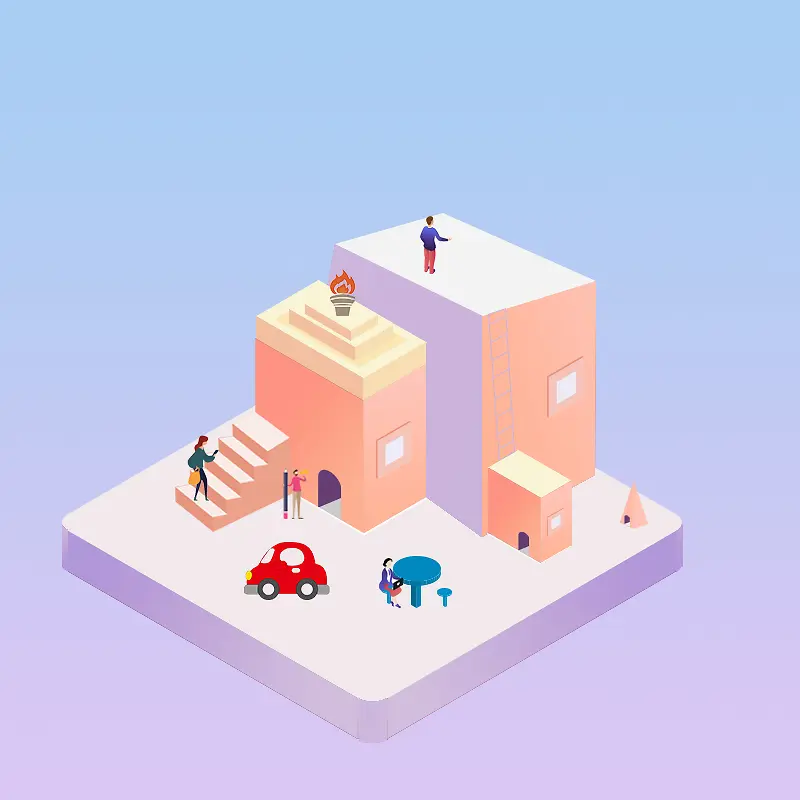 2.5D小插画欣赏PNG图片素材下载_图片编号10718833-PNG素材网