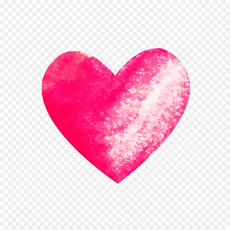 卡通水彩心PNG图片素材下载_图片编号11008163-PNG素材网