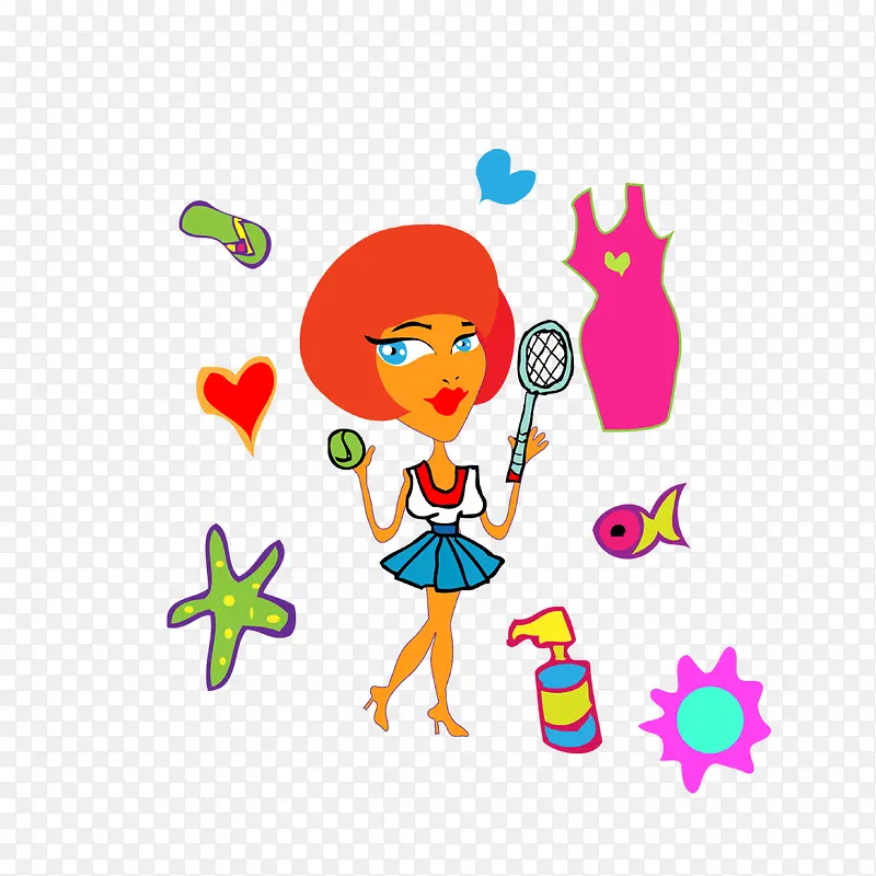 卡通女PNG图片素材下载_图片编号11055959-PNG素材网