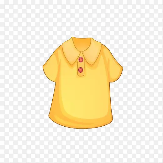 卡通黄色短袖T恤PNG图片素材下载_图片编号11061800-PNG素材网