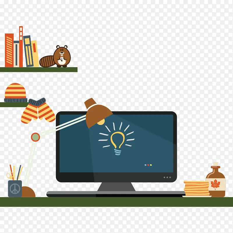 办公电脑PNG图片素材下载_图片编号11131770-PNG素材网